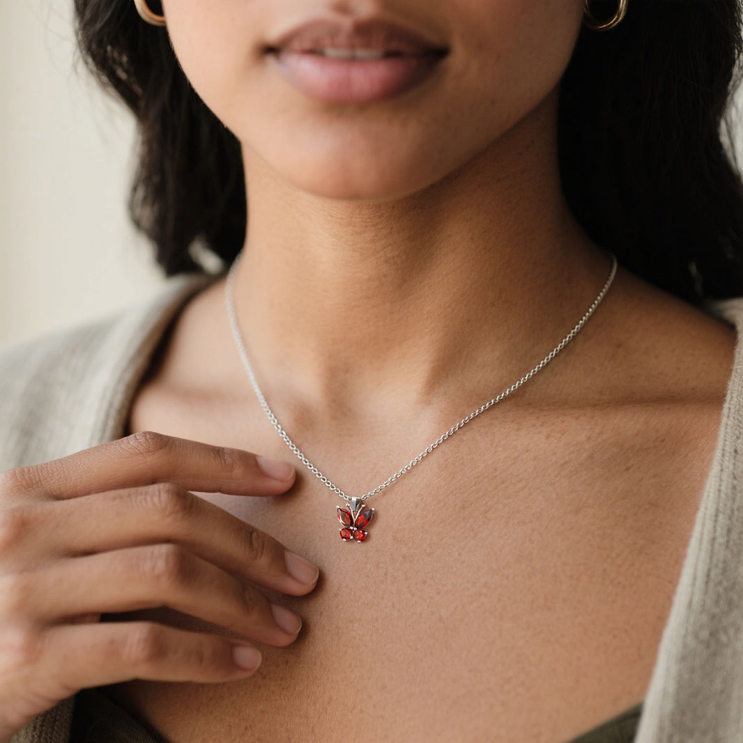 Birthstone Necklaces | Custom 1-7 Stones – BIRTHSTONES JEWELRY INC