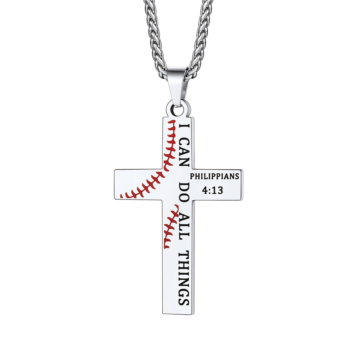 Custom Sports Ball Bible Verse Cross Necklace – BIRTHSTONES JEWELRY INC