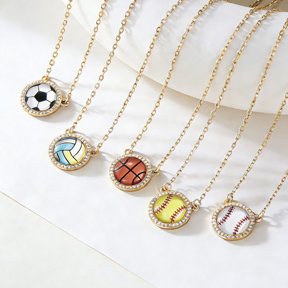 Custom Sport Ball Necklaces for Women – BIRTHSTONES JEWELRY INC