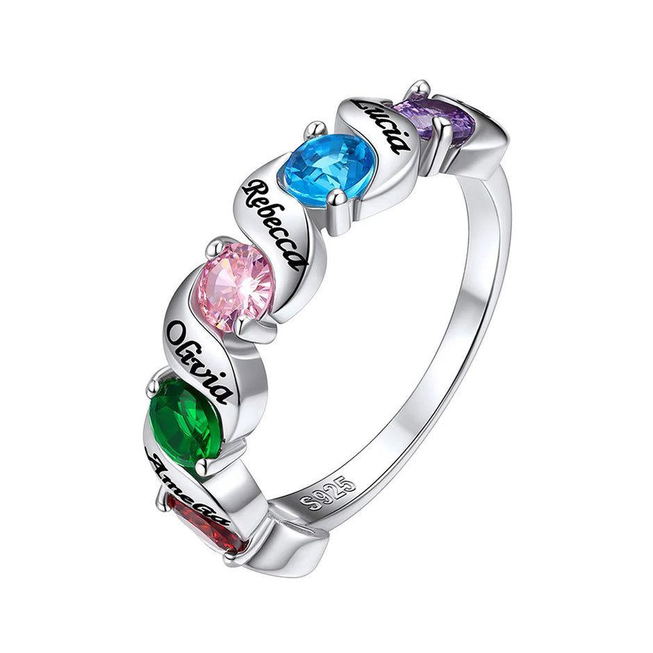 Birthstone Rings | Custom Engraved Gift – BIRTHSTONES JEWELRY INC