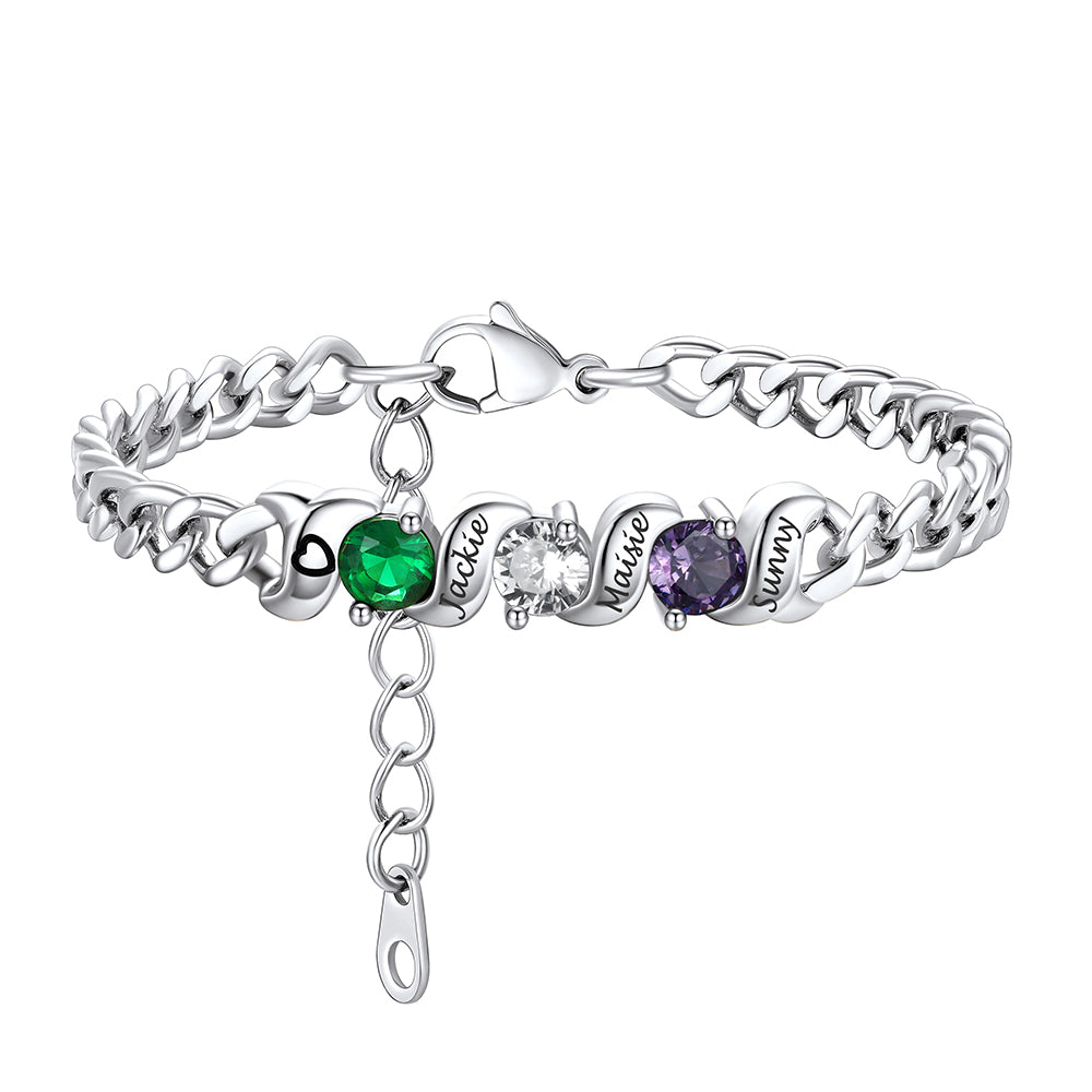 Personalized Bracelets | Birthstone, Name & Photo – BIRTHSTONES JEWELRY INC